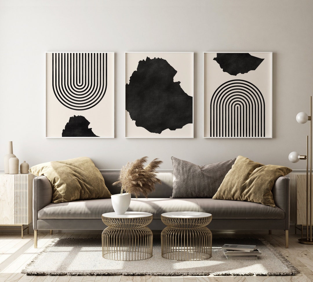 Ethiopia Mid Century Modern Wall Art - Minimalist Ethiopia Art and Wall ...