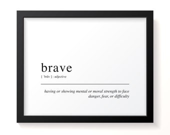 Brave Soul Definition - Etsy