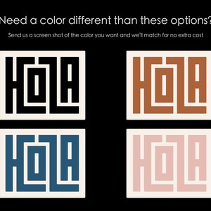 Hola Print - Hola Wall Art, Hola Typography, Welcome Sign / Entryway ...
