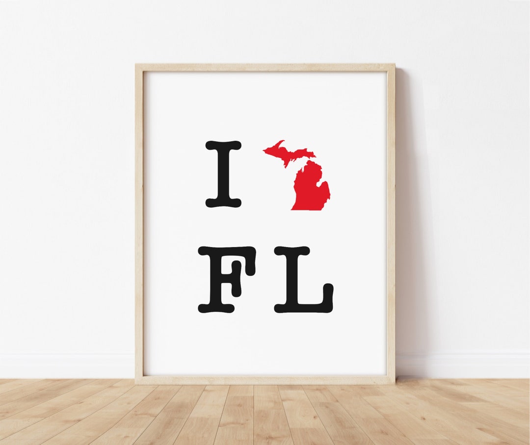 Funny Moving Gift - Michigan to Florida Moving Gift, MI to FL Gift ...