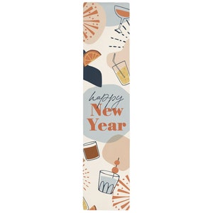Winter Table Runner, New Years Eve Table Runner, New Years, NYE Table ...
