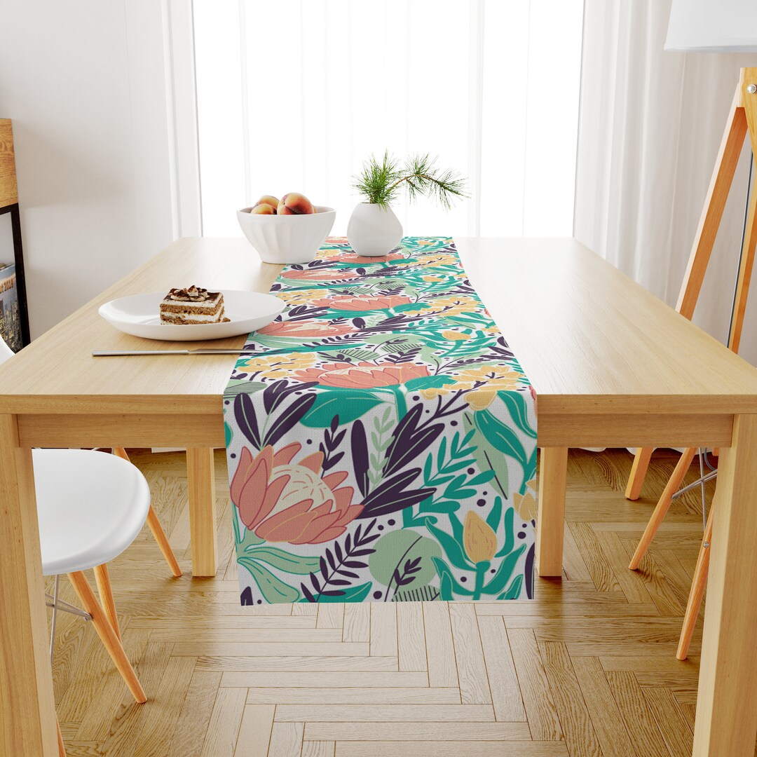 Swedish Table Runner Table Runner Spring Table Runner - Etsy