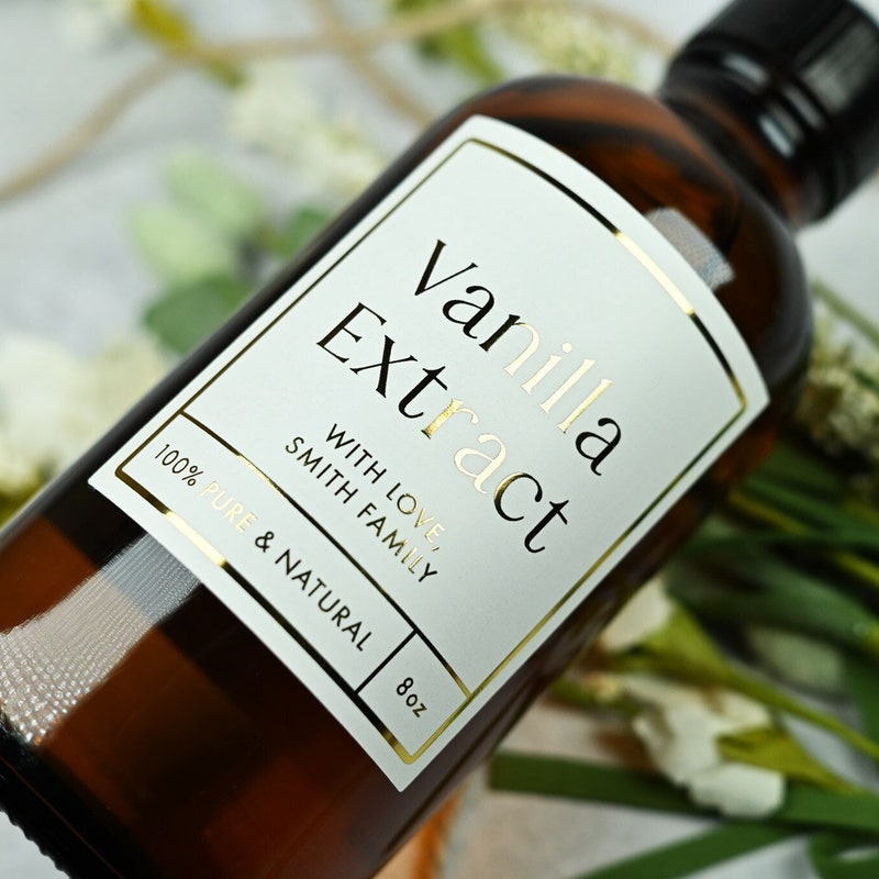 Vanilla Extract Label 2oz - Etsy