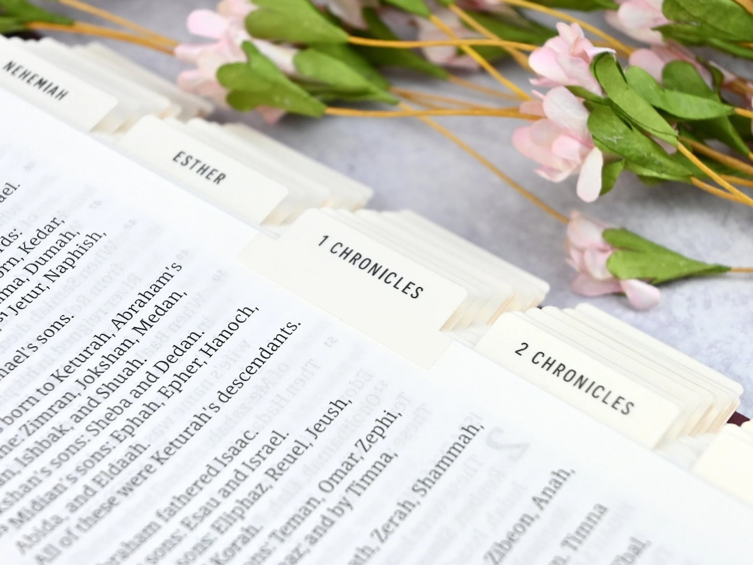 Cream Bible Tabs: Laminated, Double Sided, Self Adhesive - Etsy