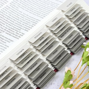 Gray Color Shift Bible Tabs: Laminated, Self Adhesive - Etsy