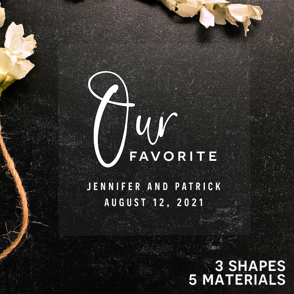 His Favorite Her Favorite Stickers - Etsy