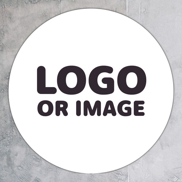 Custom Circle Stickers - Etsy