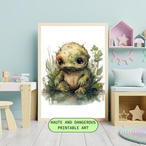 Magical Baby Creature Nursery Printable Art Set of 7, DIY Nursery Decor ...