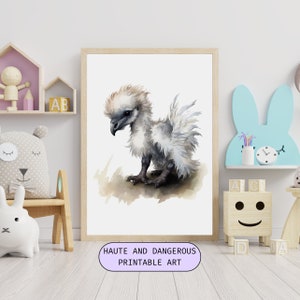 Magical Baby Creature Nursery Printable Art Set of 7, DIY Nursery Decor ...
