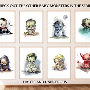 Baby Zombie Printable, Nursery Art, Occult Print, Digital Download ...