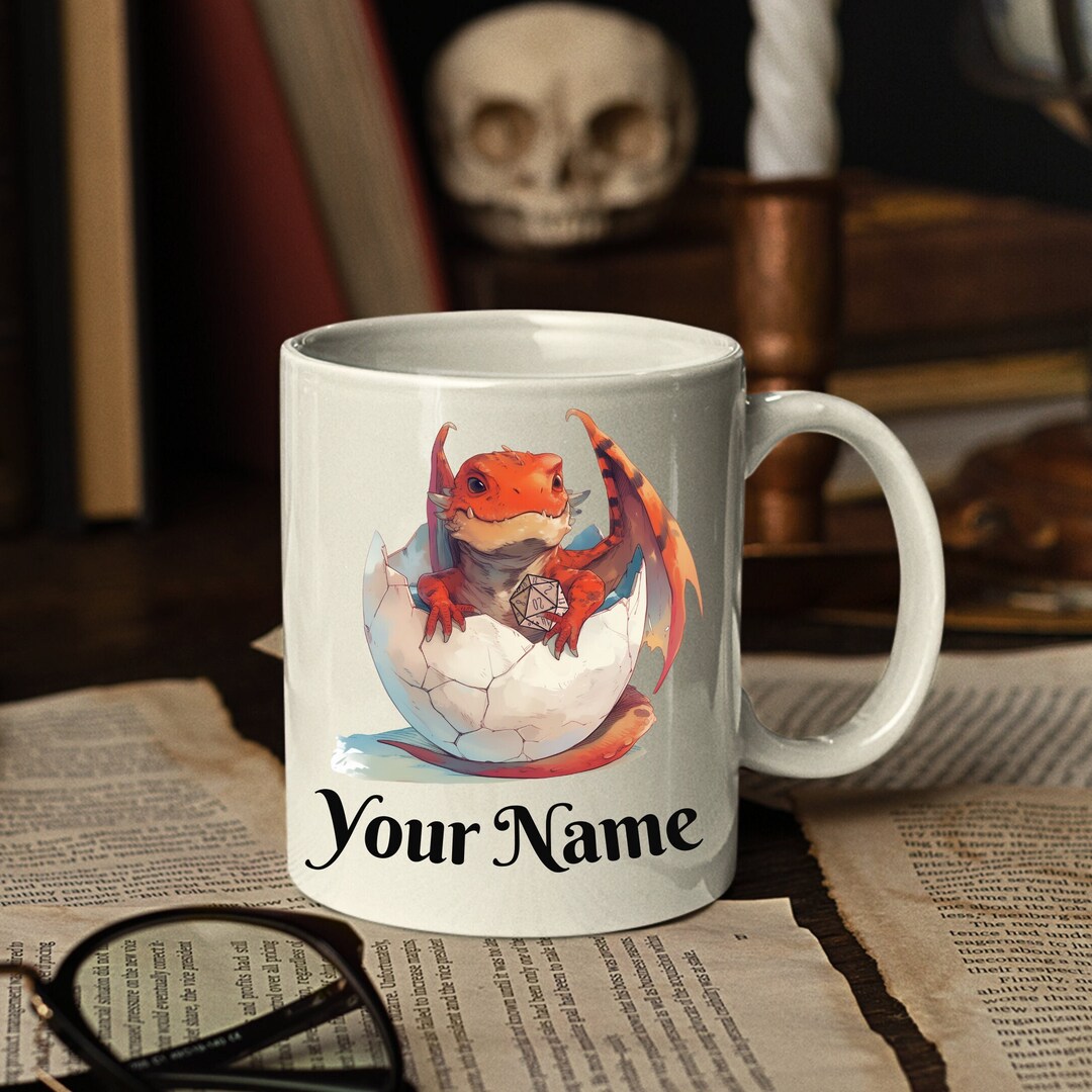 Personalized Dnd Mugs With Name - Customizable Dungeons and Dragons ...