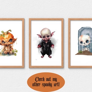 Baby Zombie Printable, Nursery Art, Occult Print, Digital Download ...