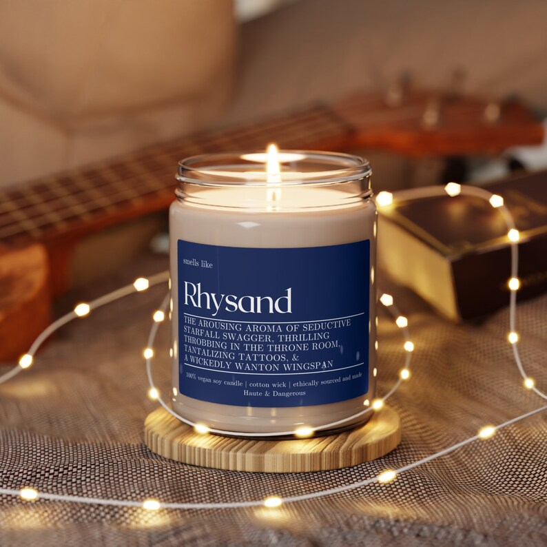 Rhysand Candle, Bat Boys Gift Merch, Literary Candle, Literary Candles ...