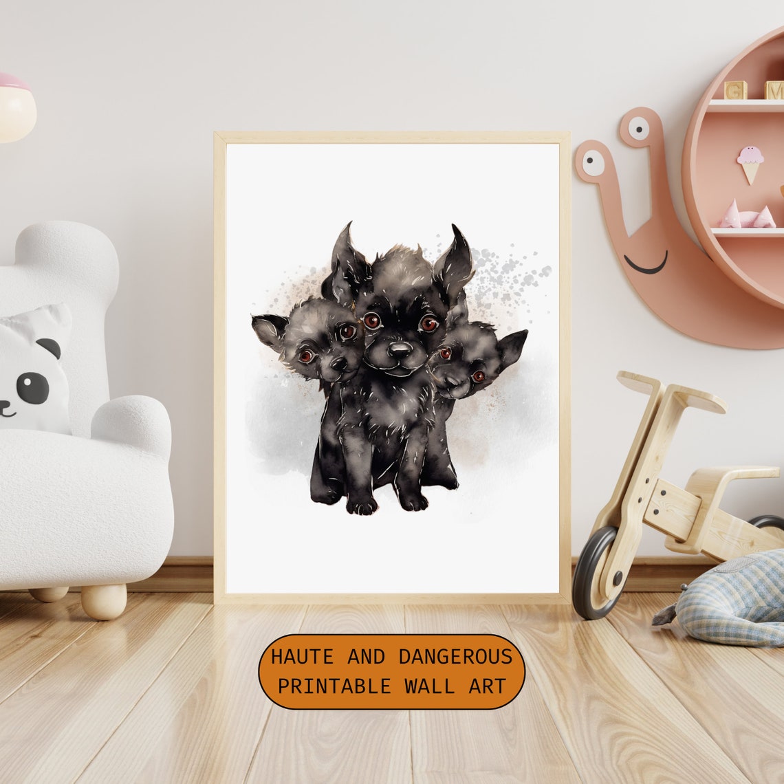 Mythology Nursery Art Printable Set of 3, DIY Nursery Decor, Baby ...