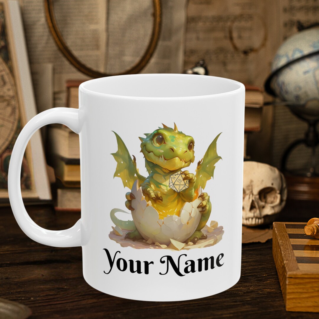 Personalized Dnd Mugs With Name - Customizable Dungeons and Dragons ...