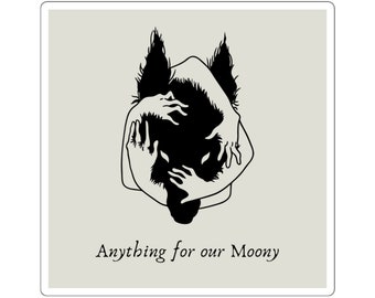 Moony Toast Sticker - Etsy