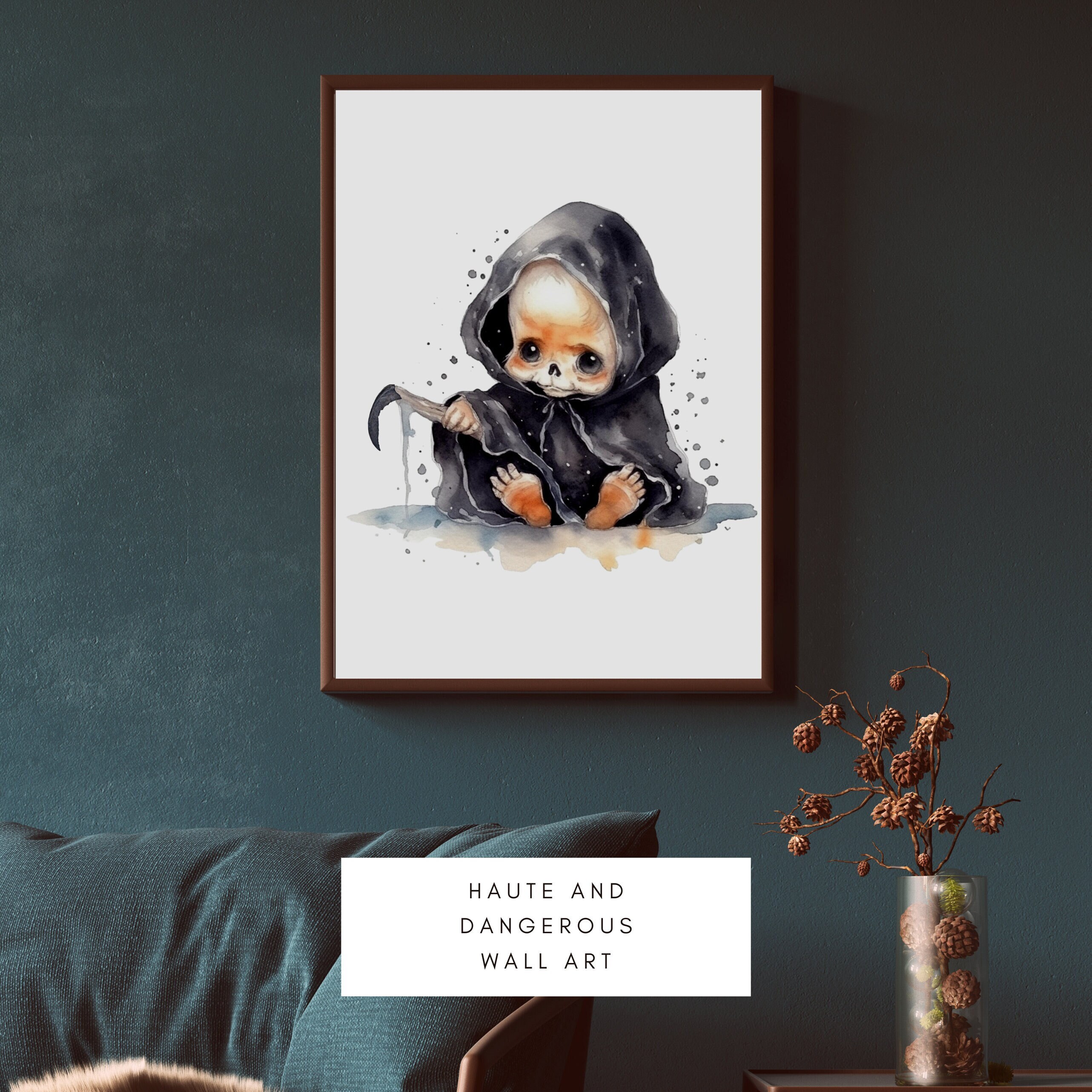 Cute Baby Grim Reaper