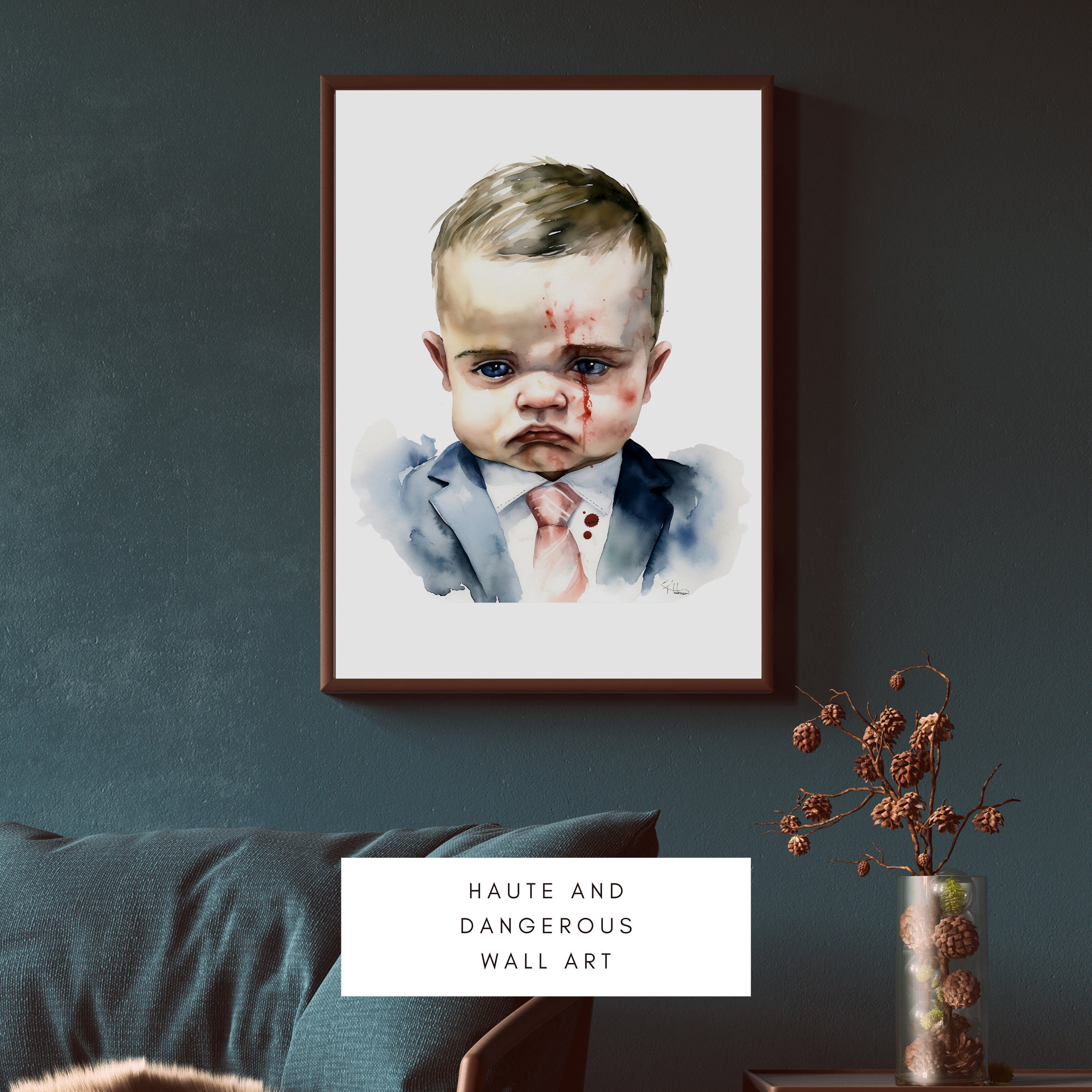 Set of 3 Baby Slashers Printable, Digital Download Wall Art, Horror ...