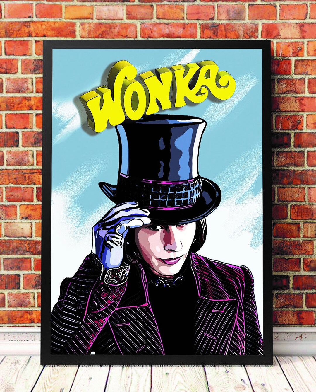 Willy Wonka Printable Poster. Willy Wonka Comic Style Poster - Etsy UK