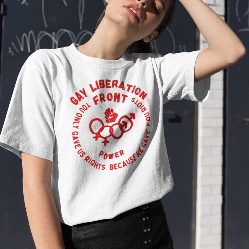 Gay Liberation Front Shirt LGBTQ Protest Riot Vintage Wear - Etsy