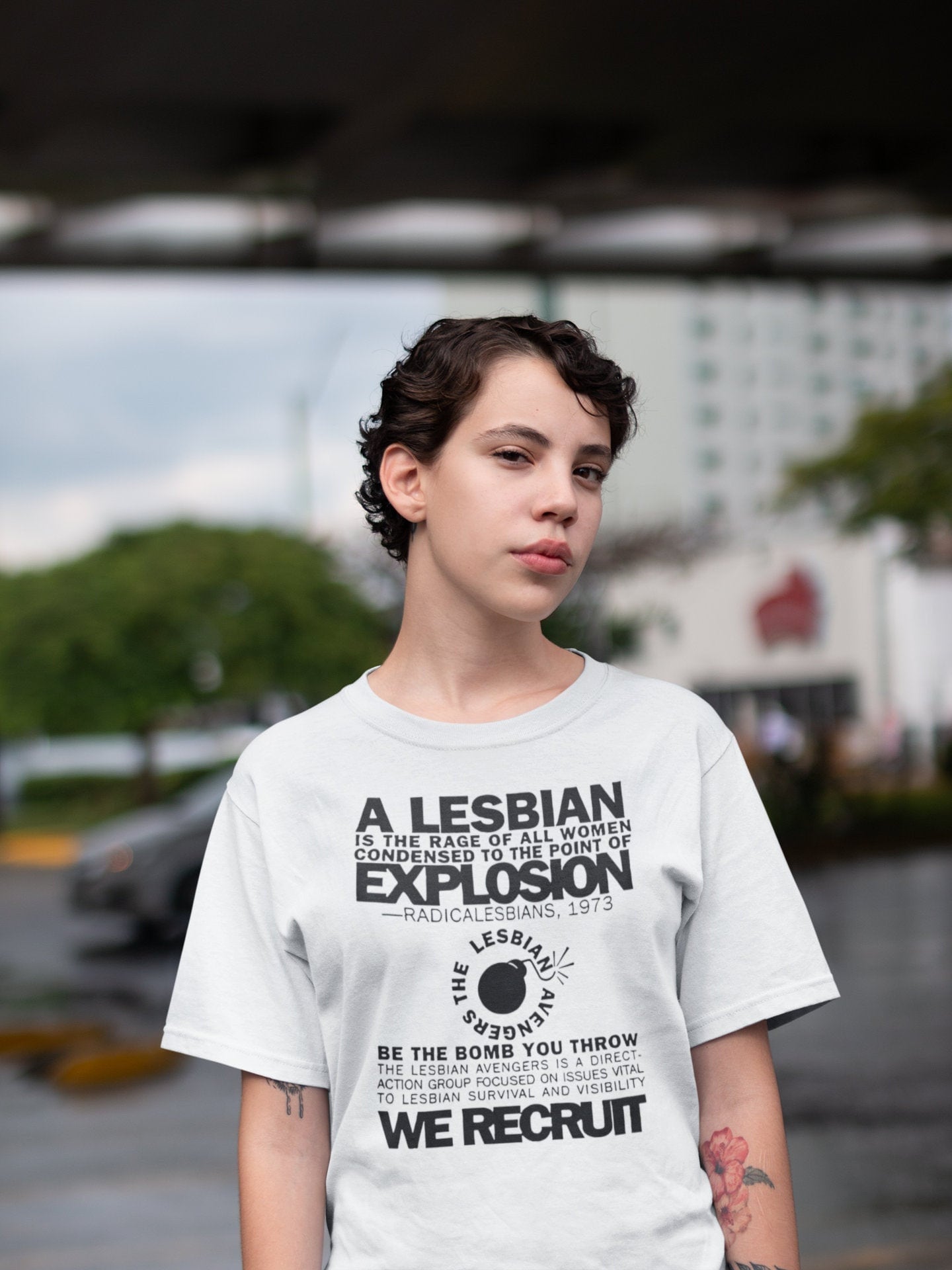 Lesbian Explosion Riot | Vintage Retro Lesbian Butch Lgbt Fun | Unisex ...