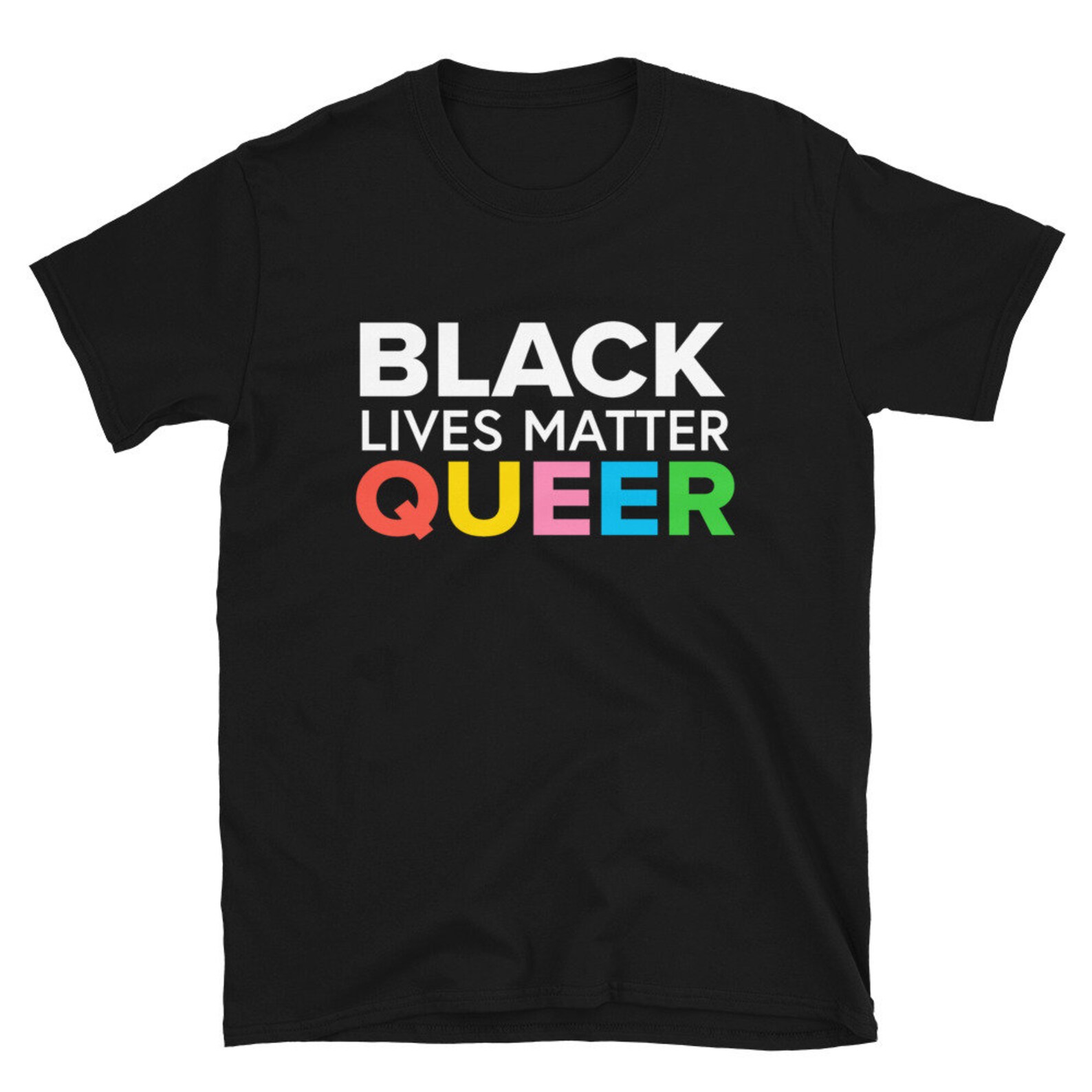 Black Queer Lives Matter T-shirt BLM Queer Shirt Pride Gay - Etsy