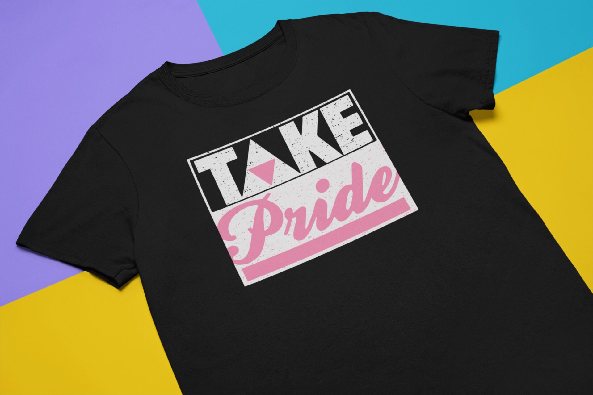 Take Pride Pink Triangle LGBTQ Pride Month Vintage Gay - Etsy UK