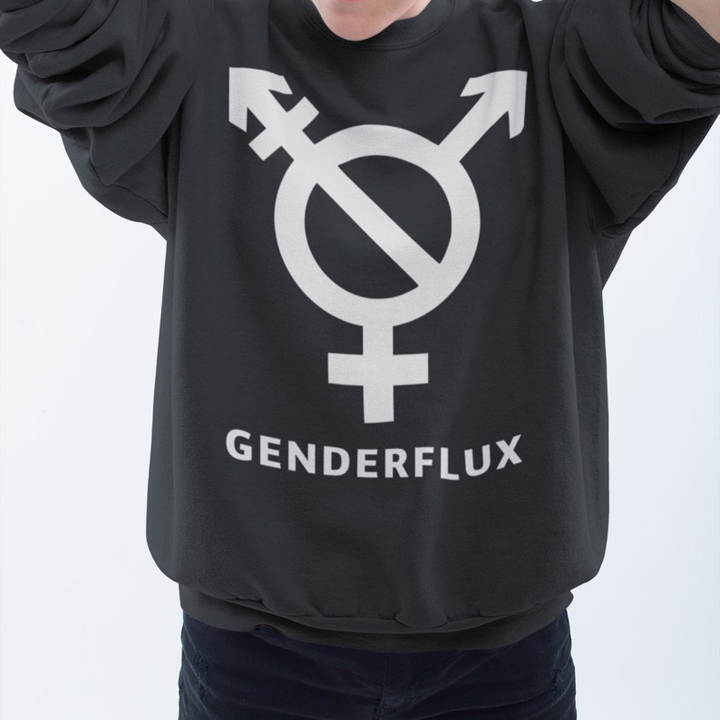 Genderflux Pride Sweatshirt: Nonbinary LGBTQ Unisex Clothing - Etsy