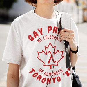 Gay Pride TORONTO '81 Shirt Vintage LGBTQ Protest Riot Wear Liberation ...