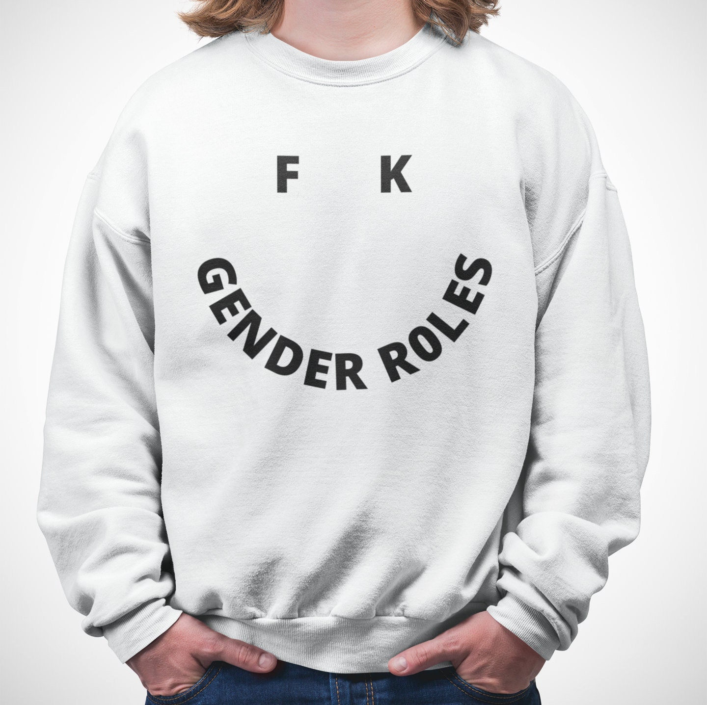 FK Gender Roles Sweatshirt Nonbinary Clothing LGBTQ Wear - Etsy