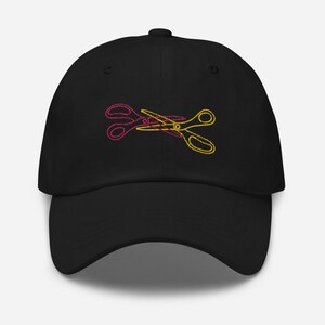 Scissors Lesbian Embroidered Hat | Dyke Pride LGBTQ Queer Power Butch ...