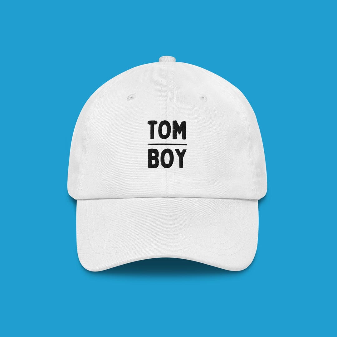 TOMBOY White Cap | Nonbinary Gender Fluid They/them LGBTQ Gay Pride ...