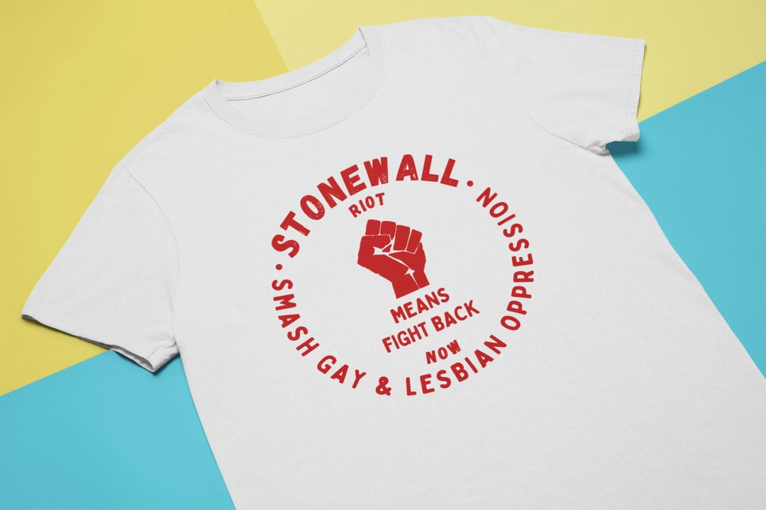 Stonewall Gay Riot Shirt | LGBTQ+ Rights Tee Queer Power Protest Riot ...