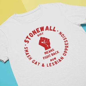 Stonewall Gay Riot Shirt | LGBTQ+ Rights Tee Queer Power Protest Riot ...