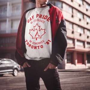 Gay Pride TORONTO '81 Shirt Vintage LGBTQ Protest Riot Wear Liberation ...