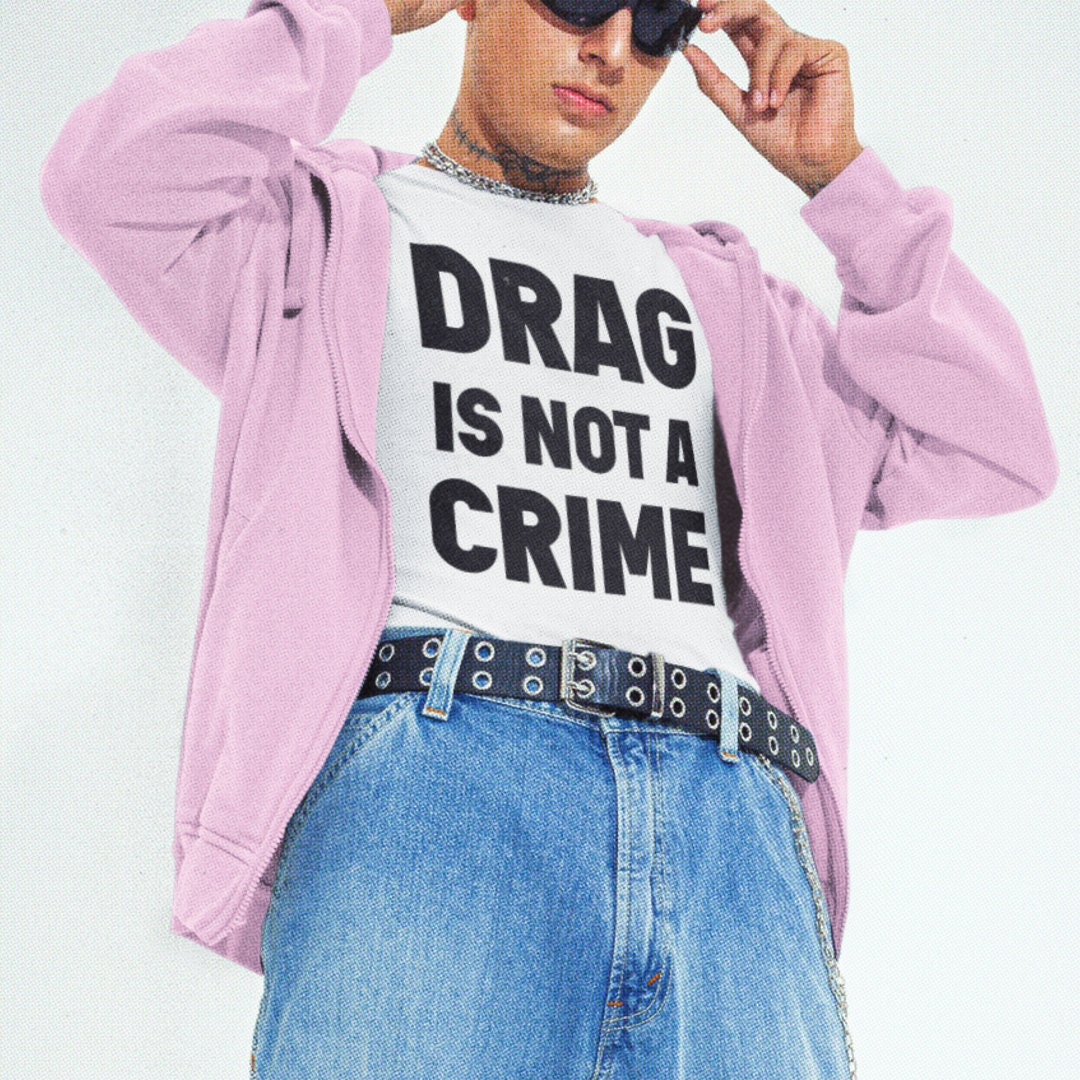 Drag is Not a Crime Dragqueen Drag Art Trans Rights Protect - Etsy