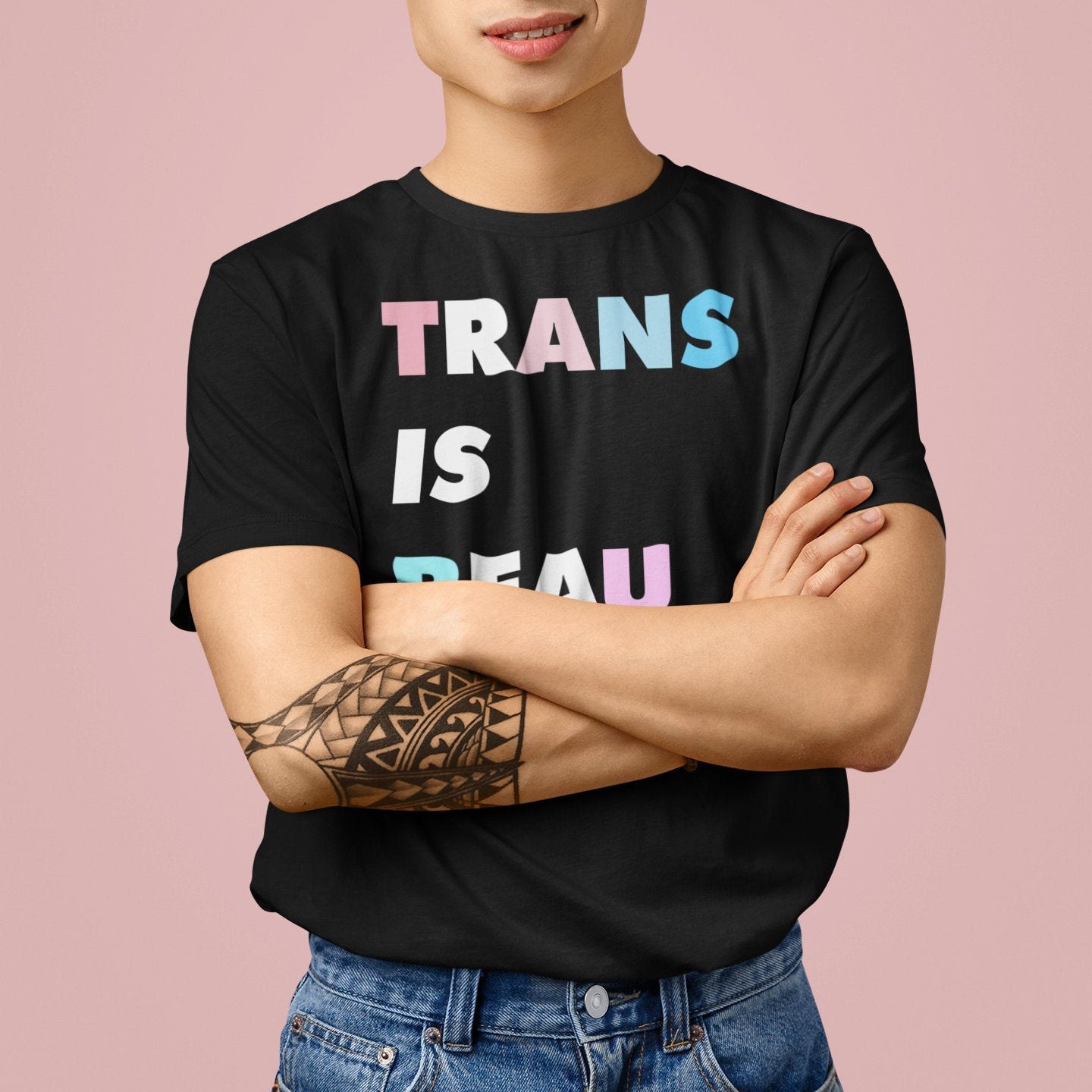 TRANS is BEAUTIFUL Trans Power Transgender Trans is Real | Etsy