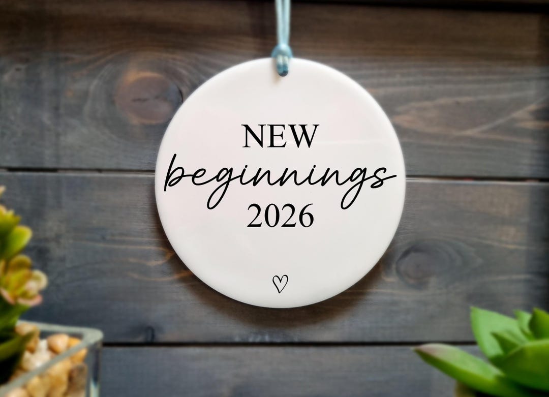 New Beginnings 2026 Ornament, Good Luck Keepsake - Etsy