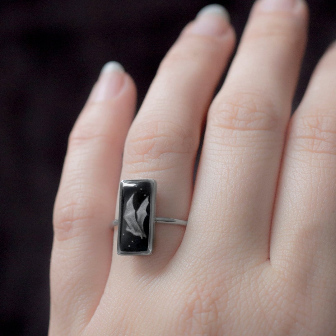 Gothic Vampire Bat Ring, Victorian Jewelry, Goth Ring, Dracula Jewelry ...