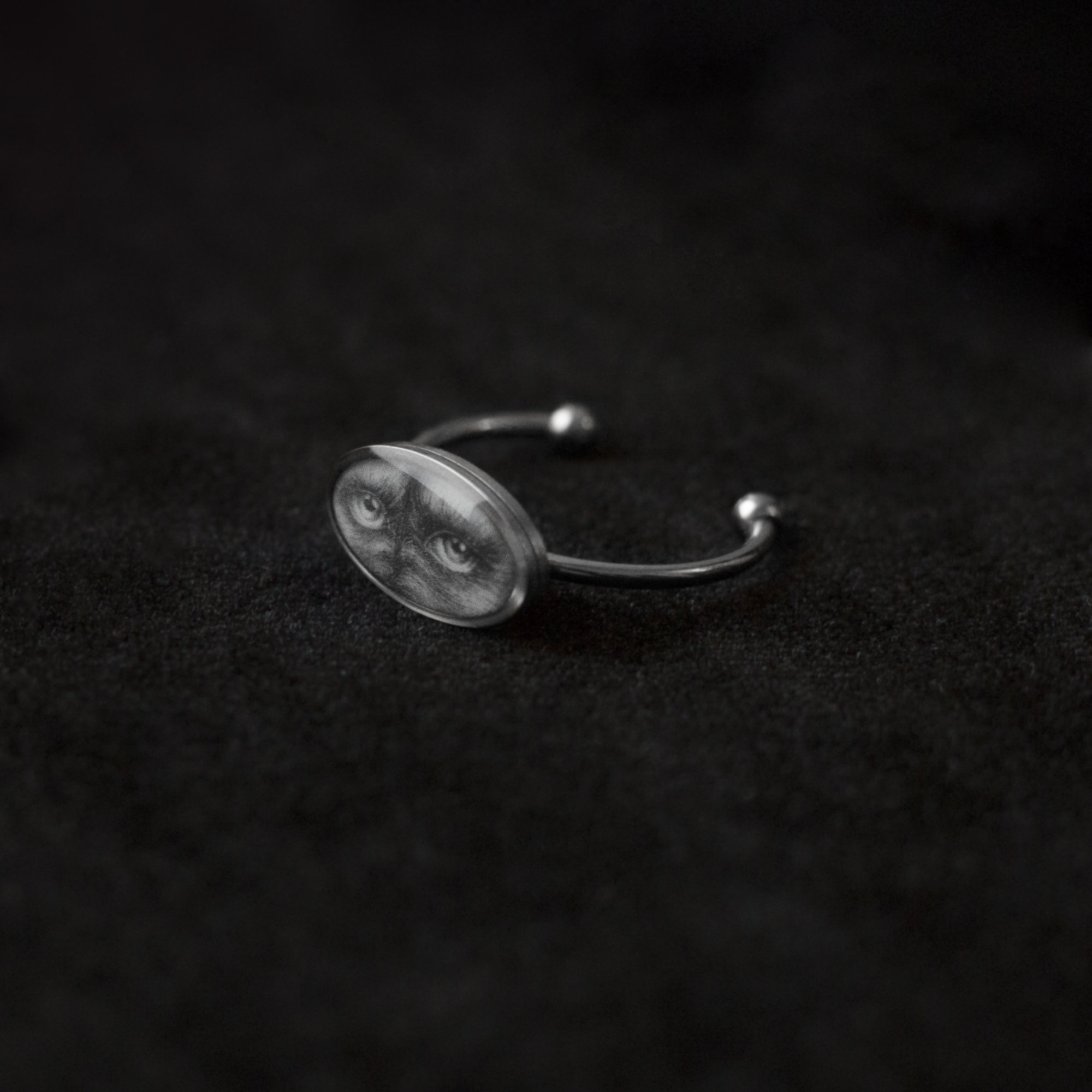 Victorian Gothic Werewolf Eyes Ring Wolf Eyes Ring Weird - Etsy