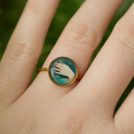 Victorian Hand Ring Ophelia by Shakespeare Witchy Ring - Etsy