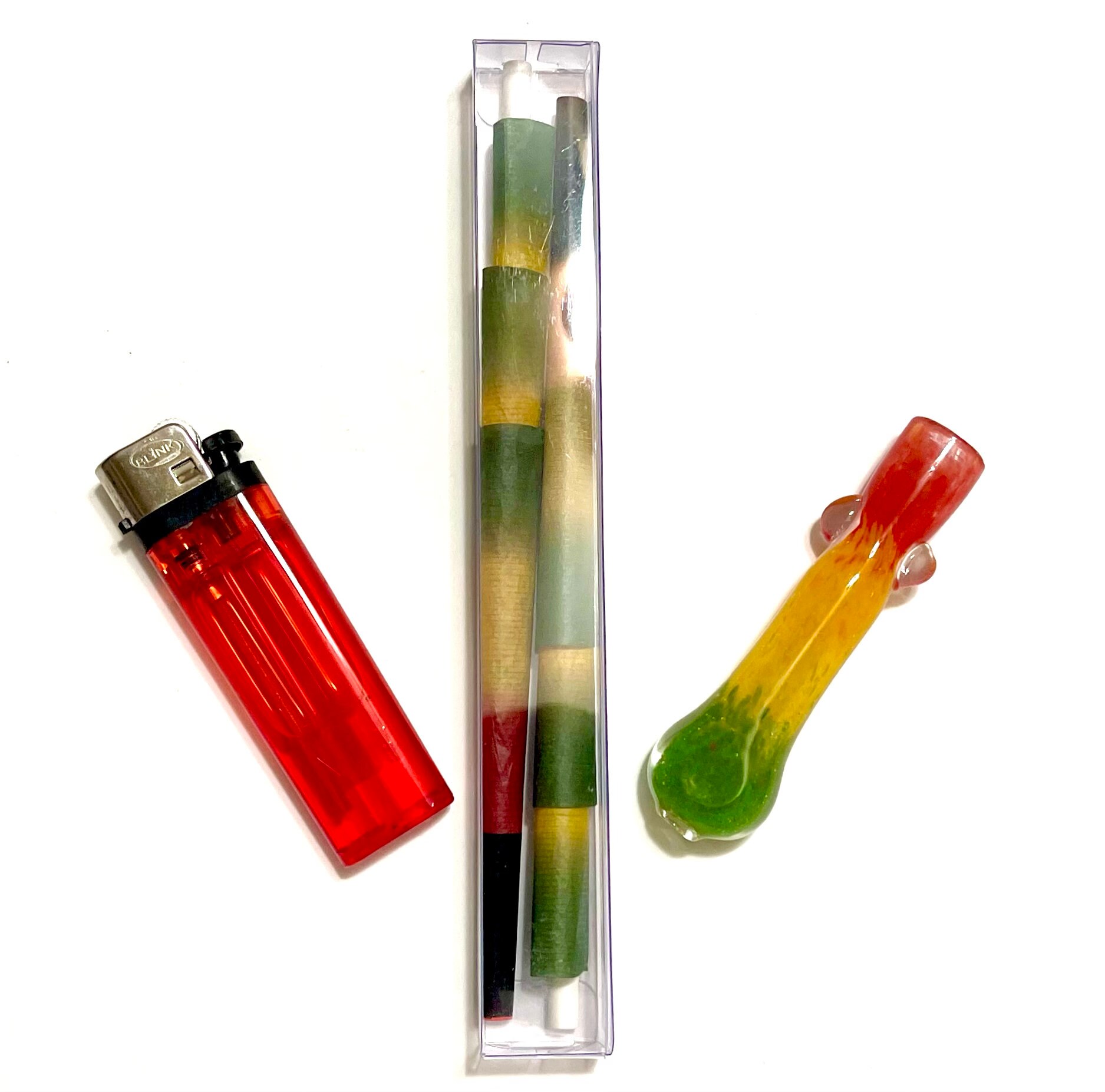 Rasta Chillum Pipe