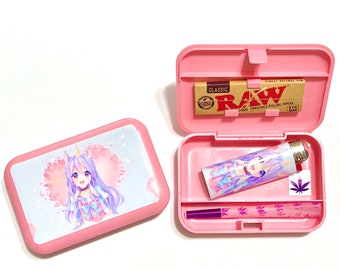 Anime Girl Stash Box - Etsy