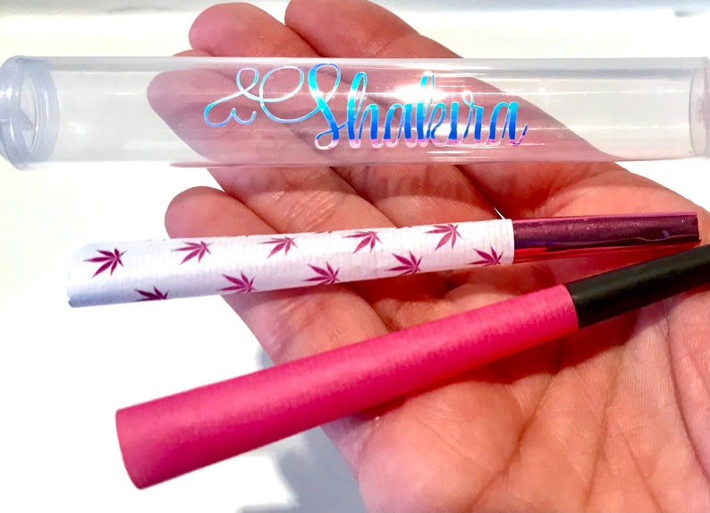 Personalized Pre Roll Holder Pretty Pink Pre Rolled Cones - Etsy