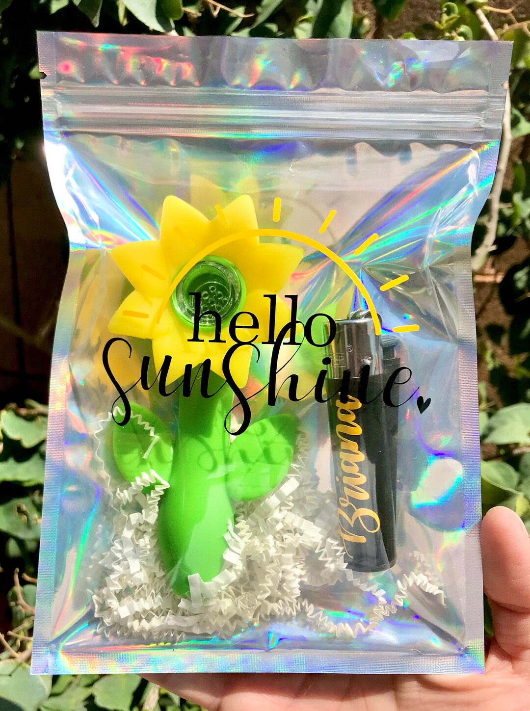 Hello Sunshine Smoke Kit Sunflower Silicone Pipe - Etsy