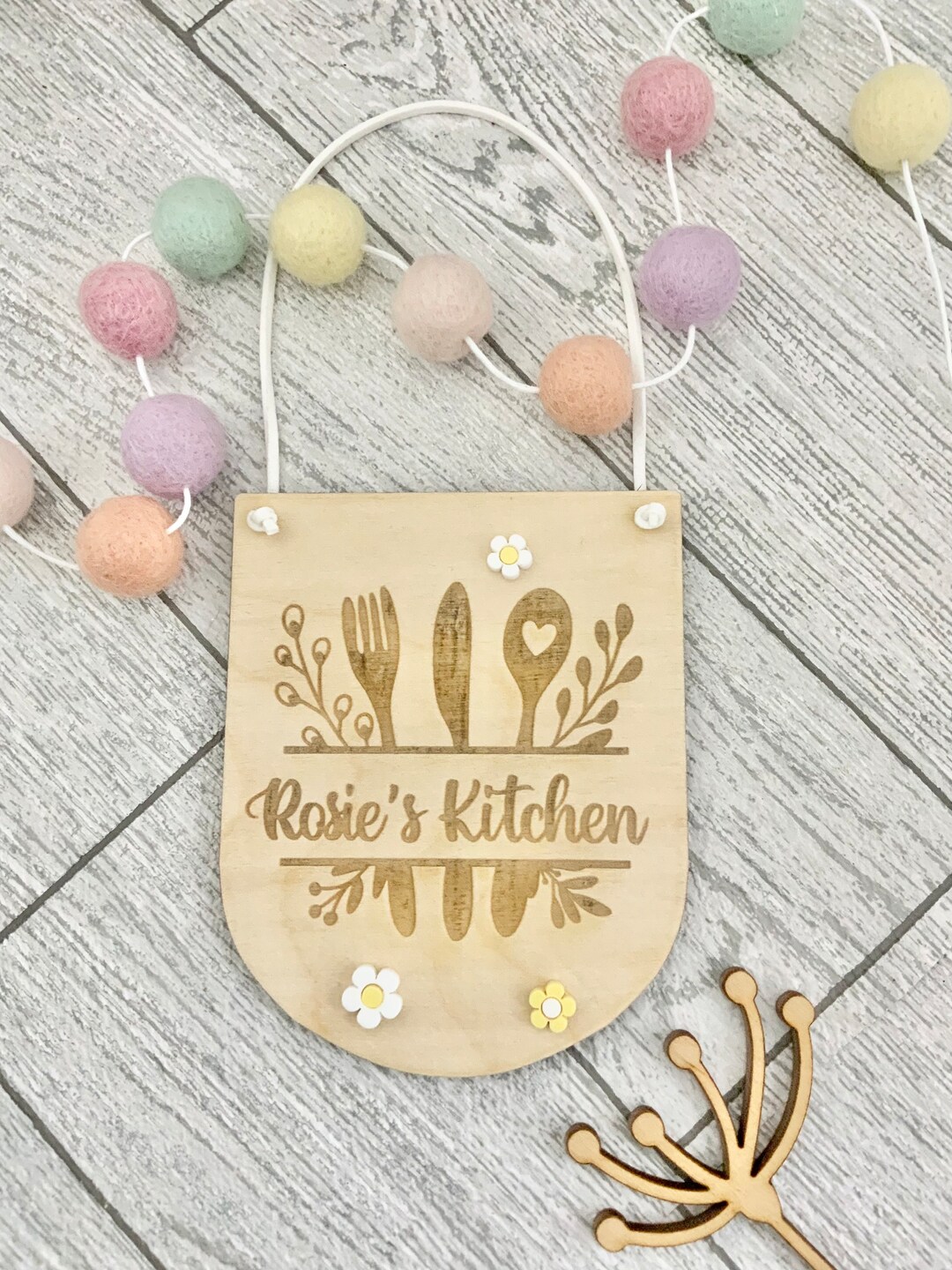 Personalised Childrens Play Kitchen Sign / Childrens Kitchen - Etsy