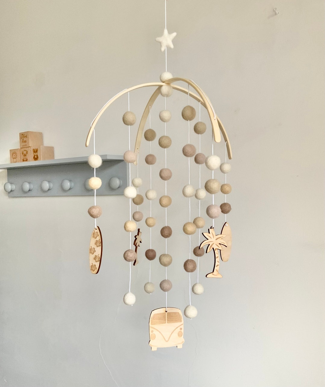 Surf Themed Baby Mobile / Surf Lovers Baby Mobile - Etsy