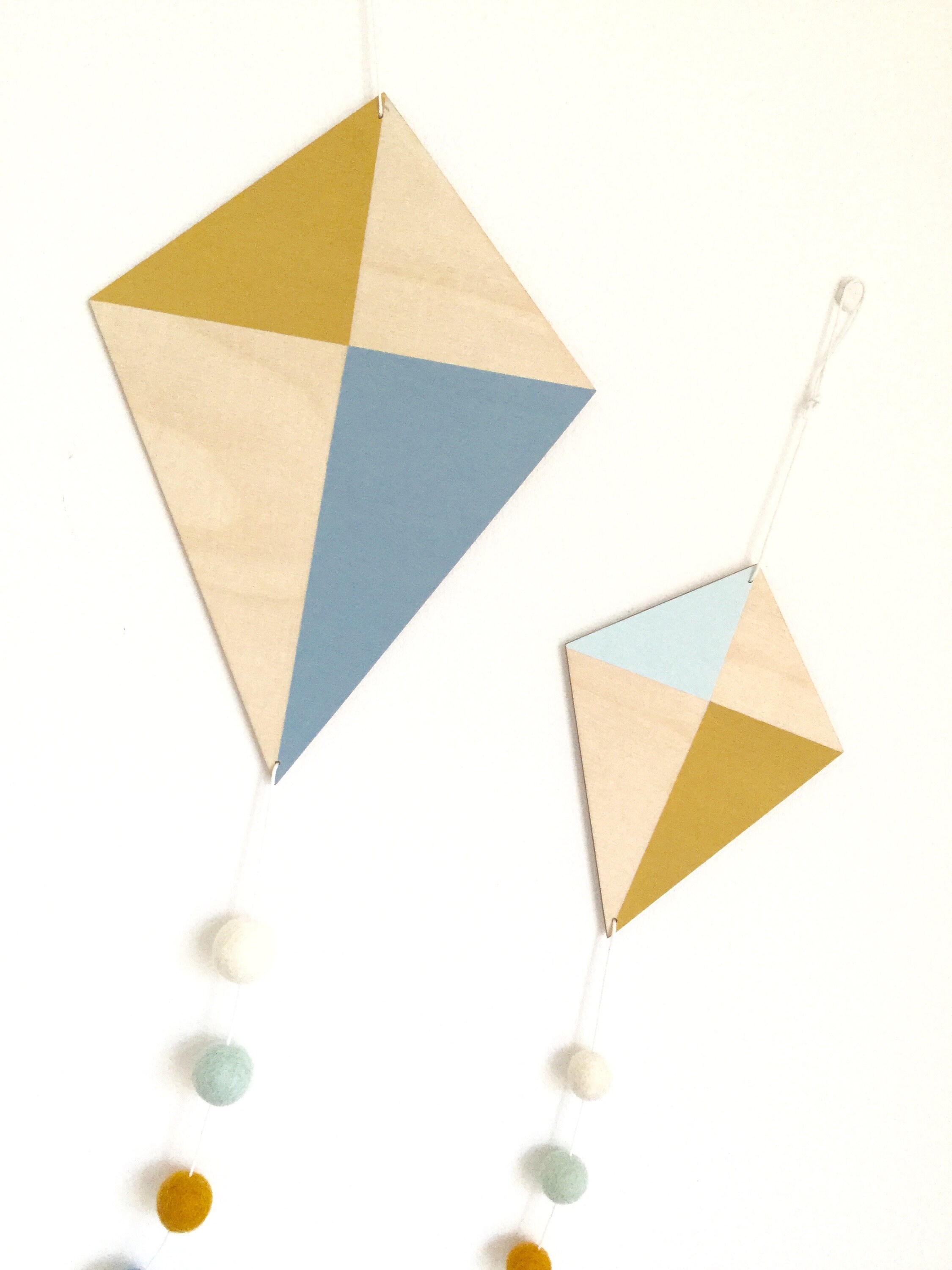 Daddy/mummy and Baby Kite / Set of Nursery Kite Wall Hanging / | Etsy