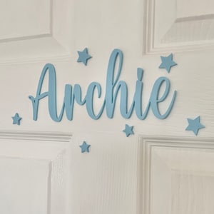 Custom Acrylic Door Sign / Personalised Bedroom Sign , Kids Room Sign ...
