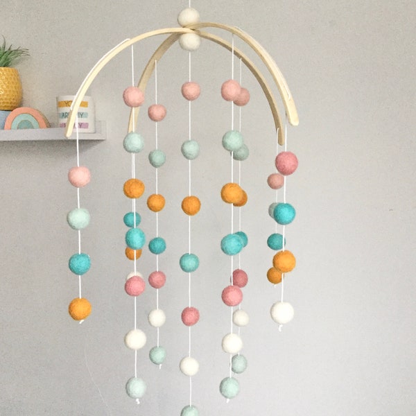 Peach Mobile Crib - Etsy